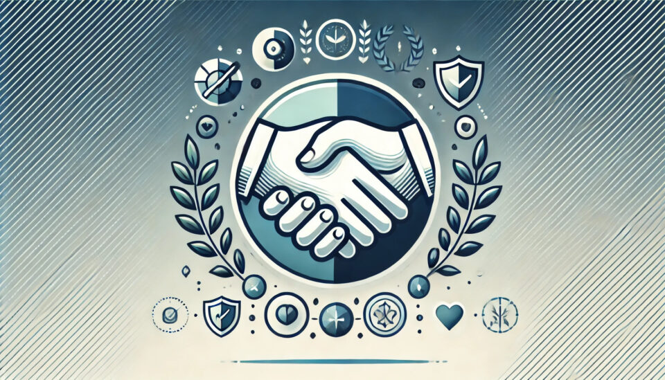 Symbols of Trust in Handshake Icons: Building Connections Through ...
